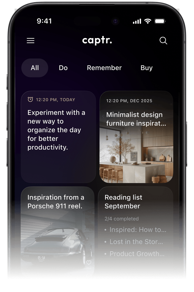 AI Screenshot Organizer | Captr